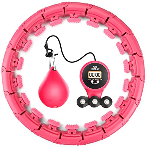 Smart Weighted Fitness Hoop for Adults Weight Loss, 24 - Want It All