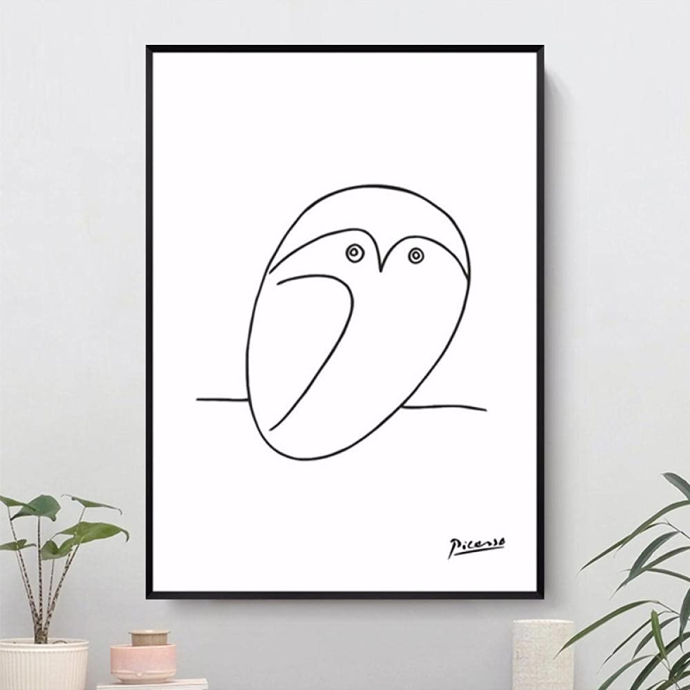 Picasso Line Drawings Owl