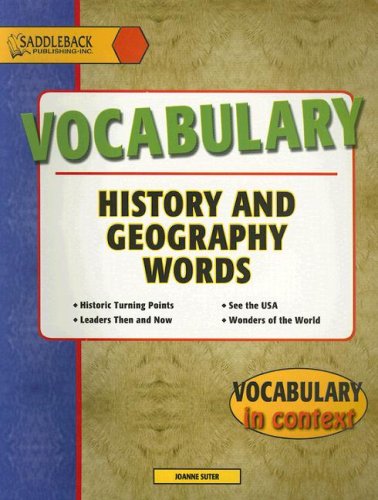 Amazon.com: History and Geography: Vocabulary (Vocabulary in Context ...