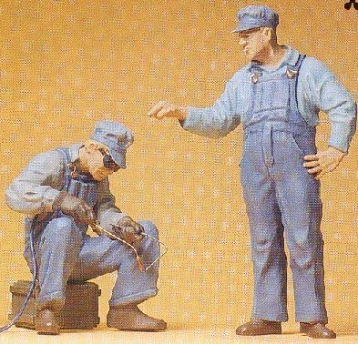 Amazon | U.S. TRACK WORKERS - PREISER G SCALE MODEL TRAIN FIGURES 45075 ...