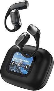 Amazon.com: Intelligent Touch Screen Open Bluetooth Earphones,Open Ear ...