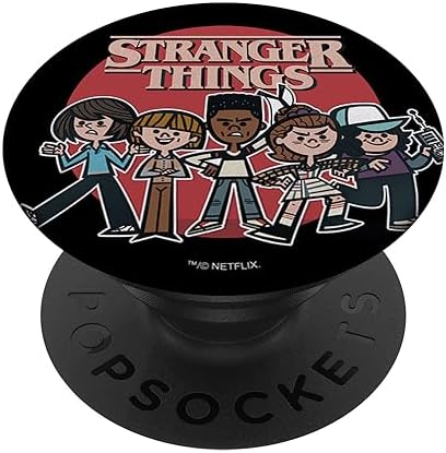 Amazon.com: Stranger Things Group Shot Cartoons PopSockets Standard ...