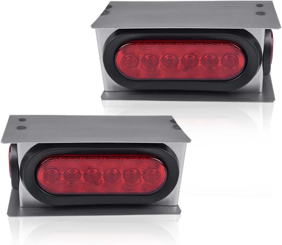 Amazon.com: CROSSDESIGN LED Trailer Tail Light Steel Box Kit Assembly ...