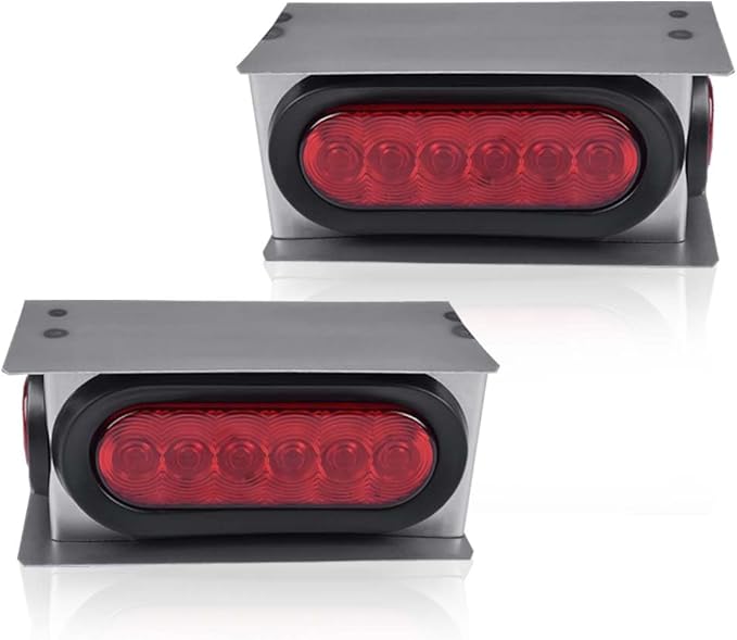Amazon.com: CROSSDESIGN LED Trailer Tail Light Steel Box Kit Assembly ...