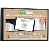 eco-eco A3 50% Recycled 20 Pocket Black Landscape Presentation Display ...