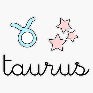 Amazon.com - Taurus Aesthetic Sticker Vinyl Waterproof Sticker Decal ...