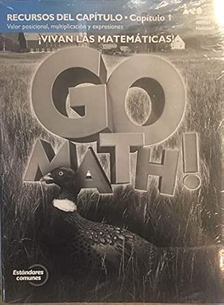Go Math! Spanish, Grade 5: Chapter Resource Blackline Master Collection ...