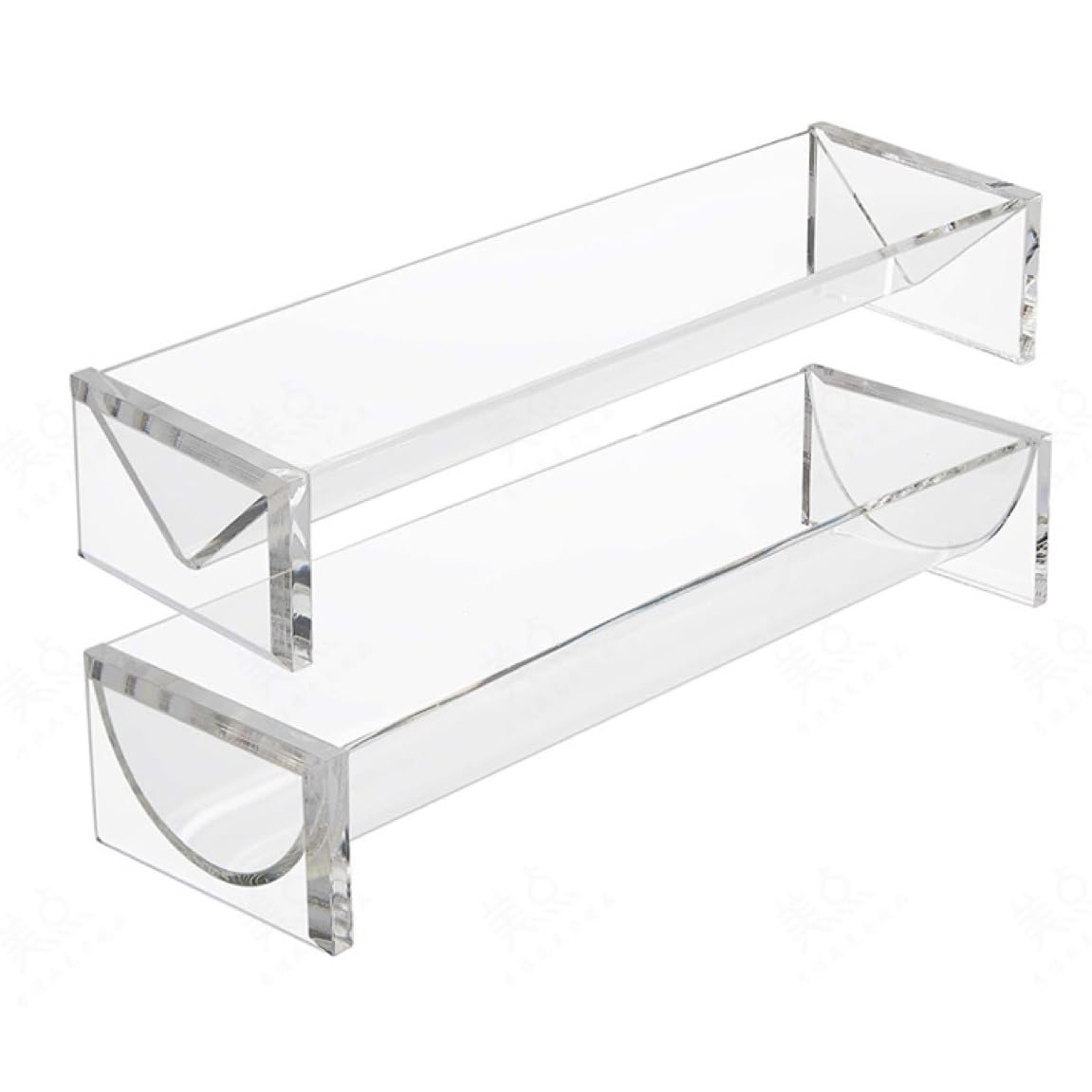 Amazon.com: 2Pcs Acrylic Cracker Tray Rectangular Restaurant Dessert ...