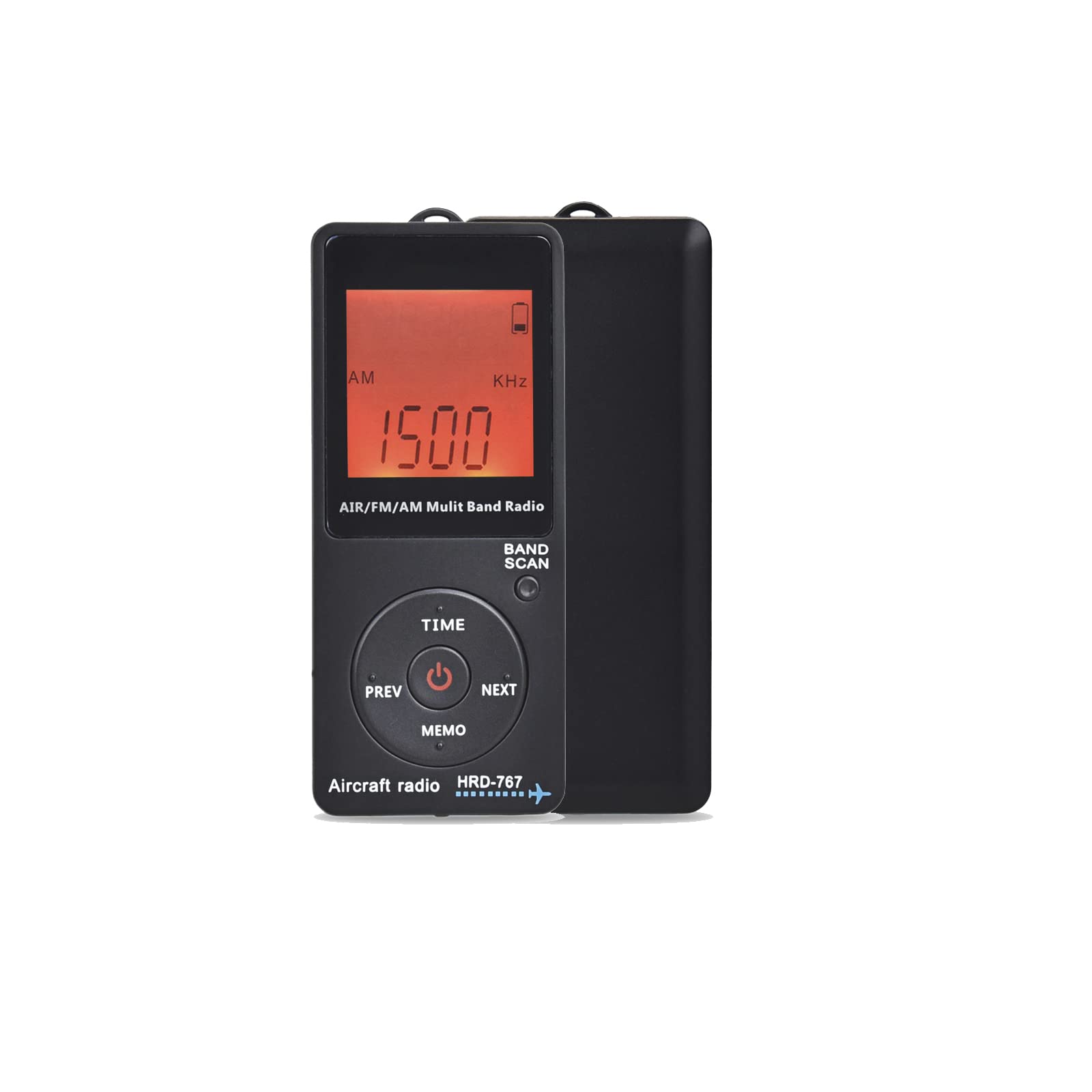 Aircraft Band Radio Receiver, Hand-held AM FM Portable FM/AM/AIR Radio ...