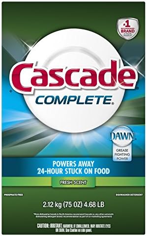 Amazon.com: Cascade Complete All-in-1 Powder Dishwasher Detergent ...