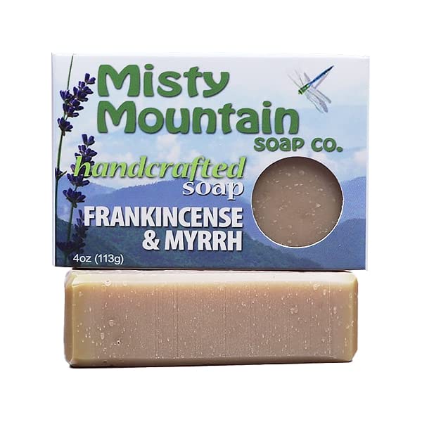 Amazon.com: Frankincense and Myrrh Handcrafted Bar Soap by Misty ...