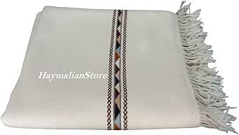 PAKISTAN PATOO BLANKET PURE SHEEP WOOL HANDMADE WARM SHAWL PATU LONG ...