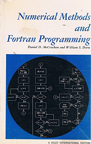 Numerical Methods And Fortran Programming Daniel D Mccracken 9780471582908 Books