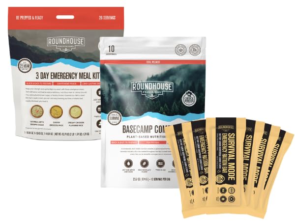Amazon.com: Roundhouse Provisions Survival Bundle - Basecamp Complete ...