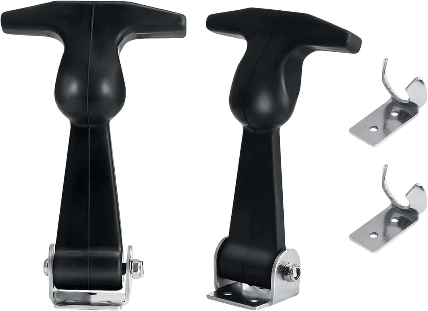 AlphaCraft 4 PCS Small Stainless Steel Elastic Hood Catch Flexible T ...