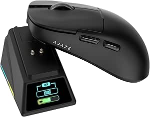 Amazon.com: DAIDAI AJAZZ AJ159 APEX Wireless Gaming Mouse 2.4G Wired BT|RGB Magnetic Screen ...