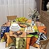 Amazon.com: Granbey Farmhouse Rooster Round Table Cloth - Farm Animal ...