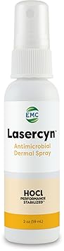Amazon.com : EMC PHARMA Lasercyn™ Dermal Spray- HOCl, Pre-Procedure or ...