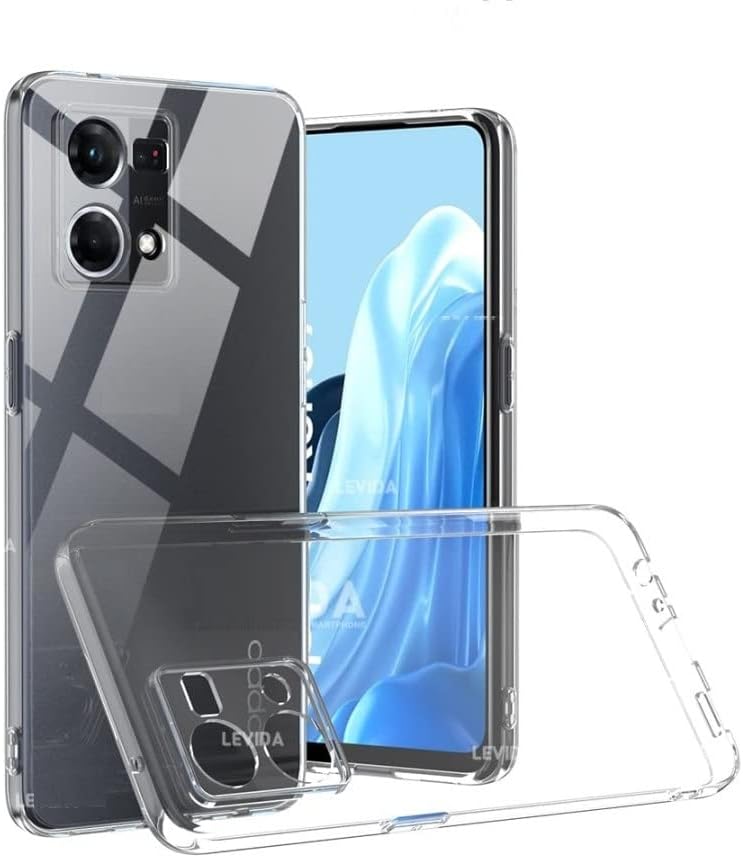 REALCASE Silicone Crystal Clear Back Cover Case For Oppo F21 Pro 4G ...