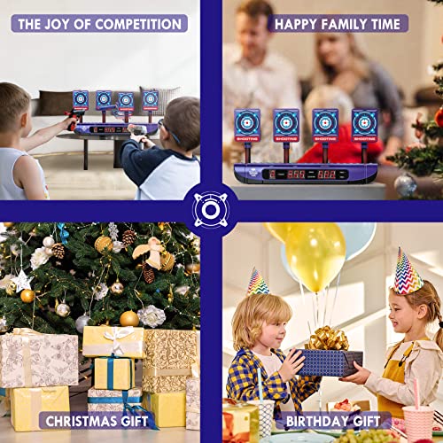 Lehoo Castle Digital Nerf Target Set | 4 Auto-Reset Targets with 3 LCD ...