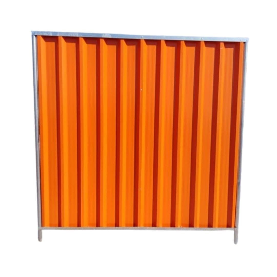 Buy Alton GI Corrugated Panel Fence - Color Coated GI Sheets, With Pole ...