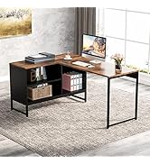 Amazon.com: Tribesigns Computer Desk with 3 Drawers, 59-Inch PC Desk ...