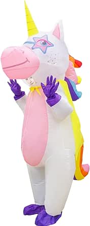Amazon.com: OurWarm Inflatable Unicorn Costume Adult Size, Funny ...