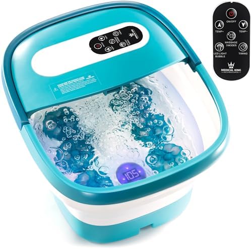 Amazon.com: UNIFULL Collapsible Foot Spa Bath with Heat, Motorized ...