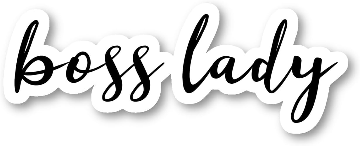 Amazon.com: Boss Lady Sticker Inspirational Quotes Stickers - 3 Pack ...