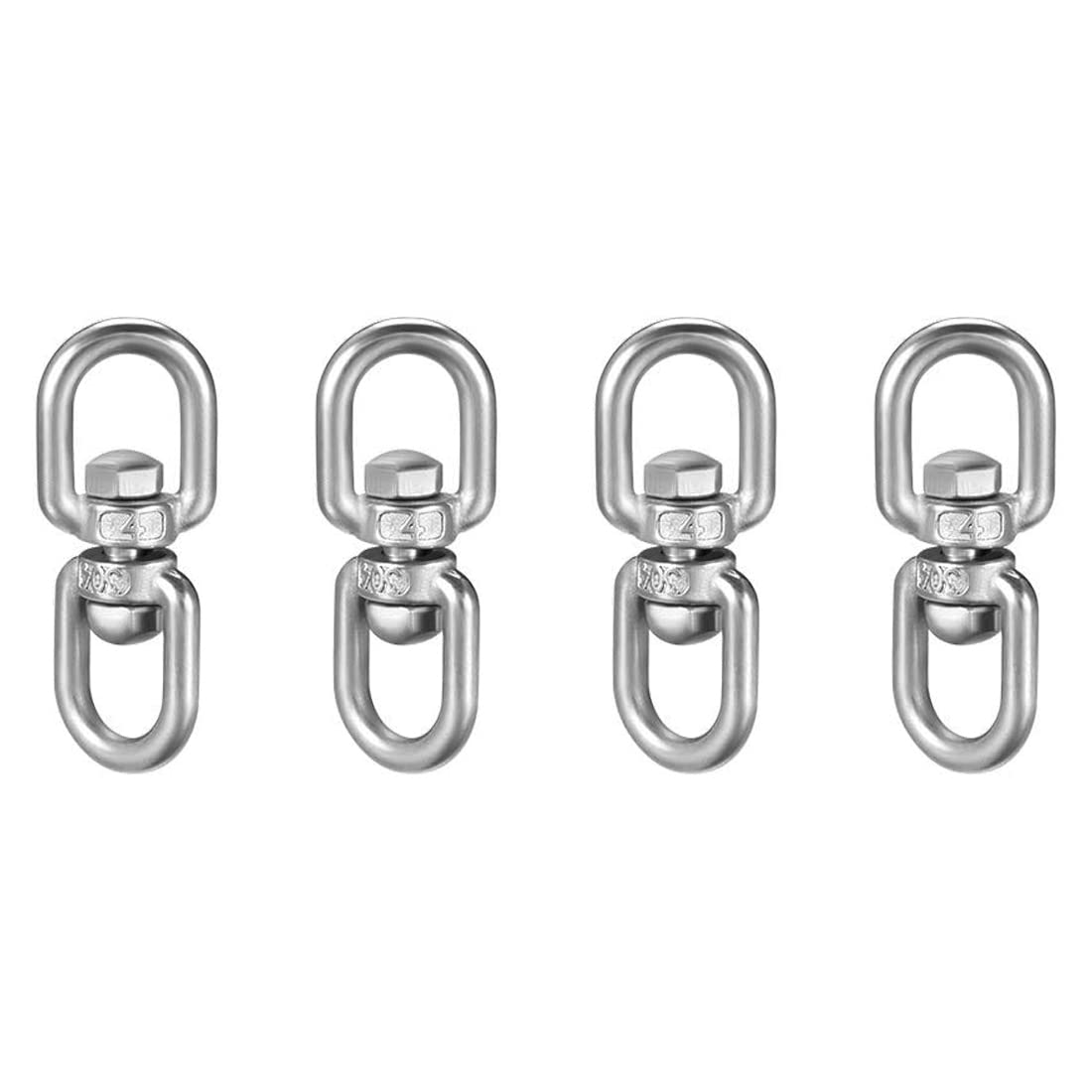 RANIT M4 Double Ended Swivel Eye Hook Ring,Stainless Steel Chain Swivel ...