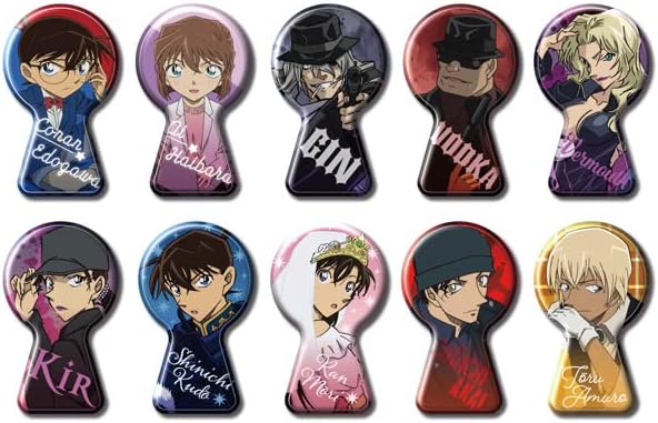 Amazon.com: Detective Conan Keyhole Badge Box of 10 : Office Products
