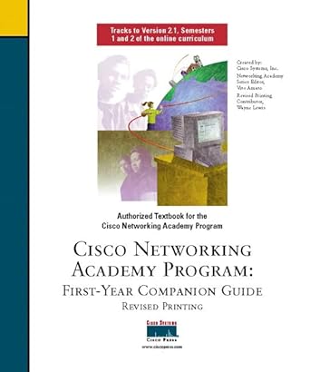 Amazon.com: Cisco Networking Academy Program: First-Year Companion ...