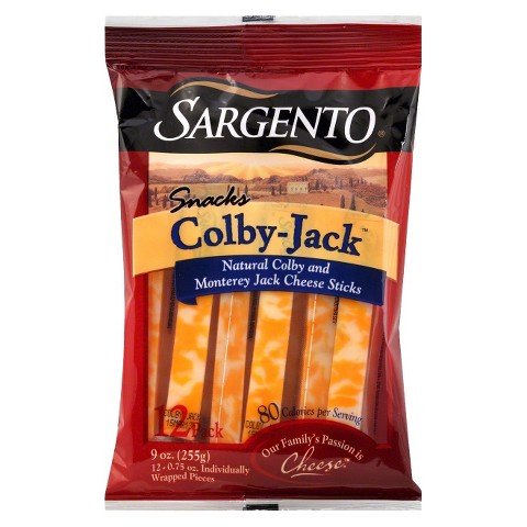 Amazon.com: Sargento Colby-Jack Cheese Sticks 12 ct : Grocery & Gourmet ...