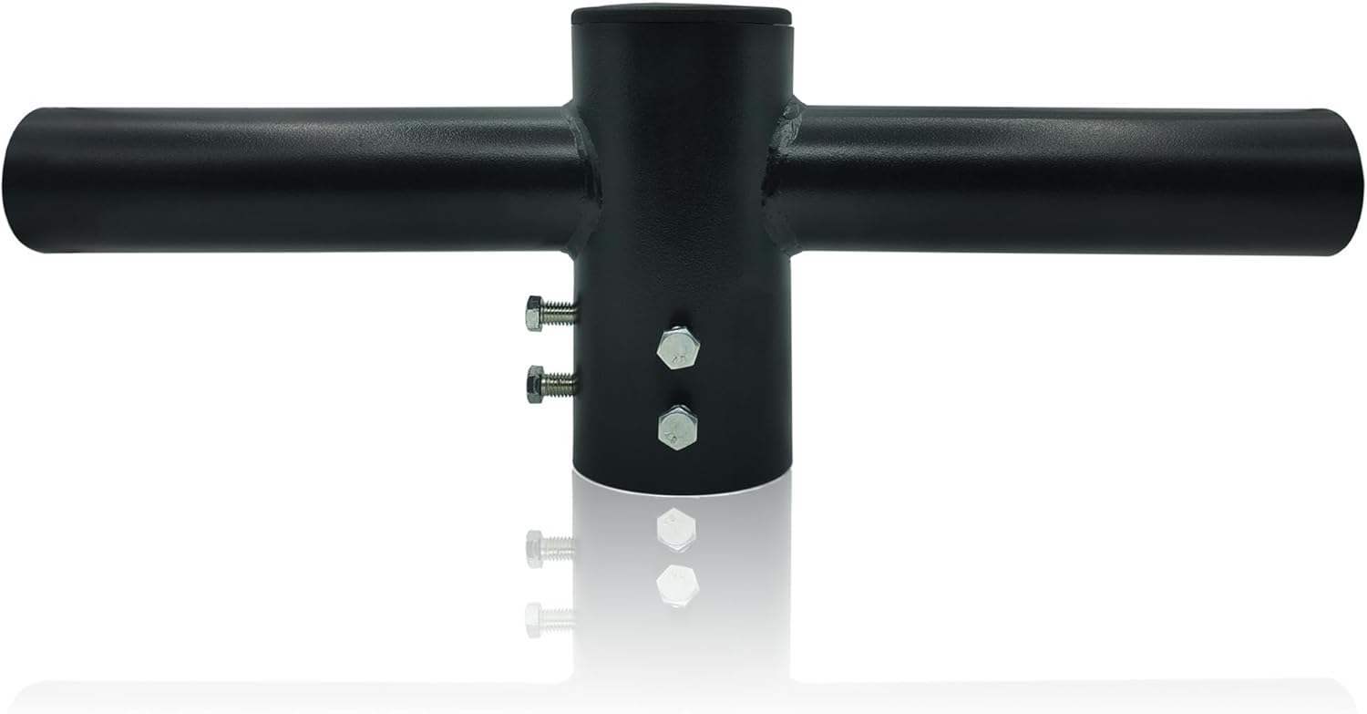 Midive 180 Degree Double Spoke Tenon Slip Adapter for 3 inch Round Pole ...