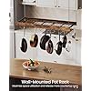 Amazon.com: CHOEZON Hanging Pot Rack, Ceiling Wall Mounted Pot Rack for ...