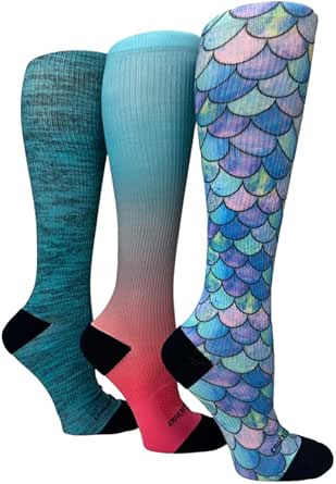 Amazon.com: Crazy Compression 3 Pairs OTC Socks (US, Alpha, Large, X ...