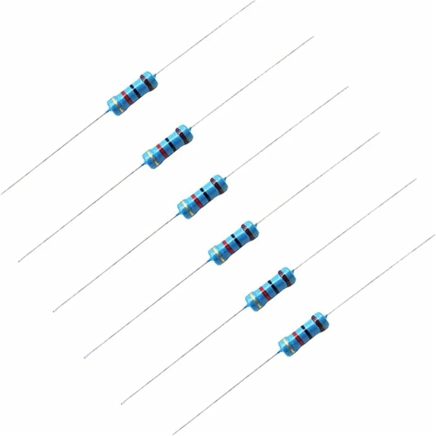 Amazon.com: QZLIBEFUD 100pcs MFR Resistor 1/2 Watt 0.5W 100 120 150 180 ...