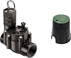 Amazon.com : Rain Bird 1" Automatic Sprinkler Valve and NDS 6" Black ...
