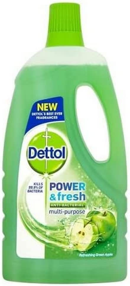 Dettol All in 1 Dilutable Green Apple Floor Cleaner - L, white : Amazon ...
