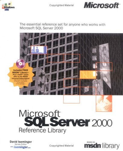 Microsoft SQL Server 2000 Reference Library: Iseminger, David: 9780735612808: Amazon.com: Books