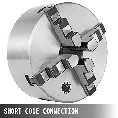 Mophorn Mandrin de tour K12-160 15,2 cm à 4 mors - Mini mandrin de tour ...