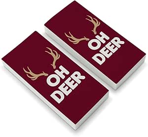 Amazon.com: Oh Deer Eraser Set of 2 : Toys & Games