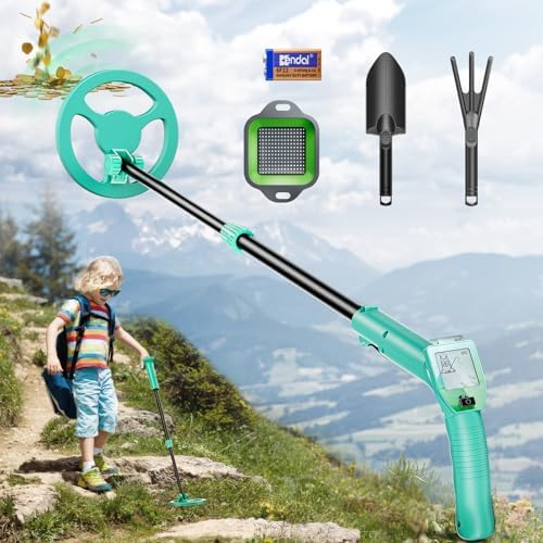 Metal Detector for Kids, Couleeur Lightweight & Adjustable Height (66 ...