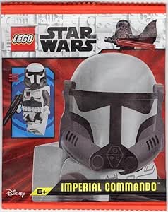 Amazon.com: LEGO Star Wars: Imperial Commando Minfigure with Blaster ...