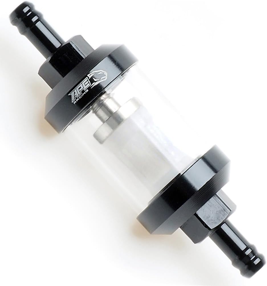 1/4 Inline Fuel Filter - APE RACING Upgraded Billet Aluminum Metal ...