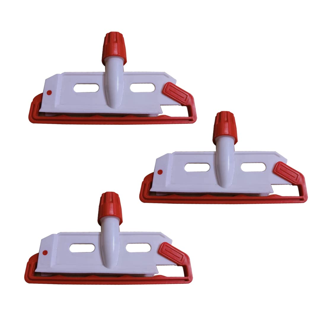 Cloud7 Unbreakable Plastic Wet Mop Clip Lock 9" Inch (Pack of 3 ...