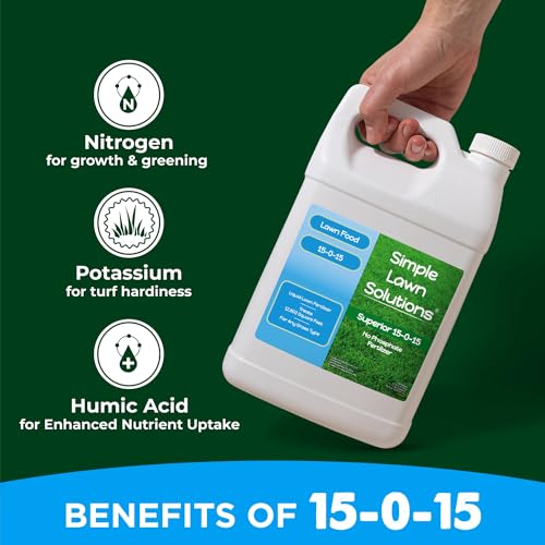 Superior Nitrogen & Potash 15-0-15 NPK- Lawn Food Quality Liquid ...