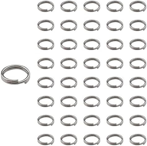 5mm 300pcs Split Rings Stainless Steel Double Loops Small Jump Ring ...