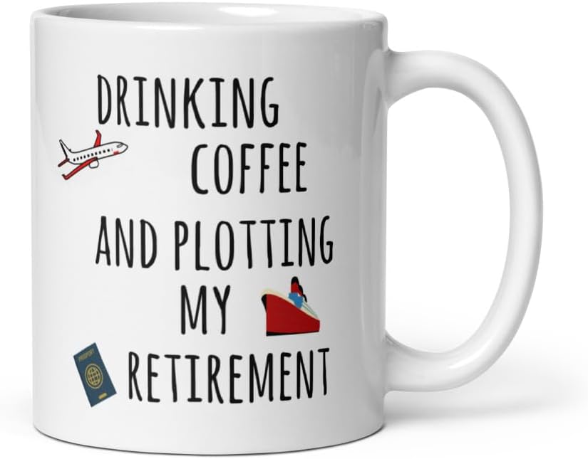 Amazon.com: Retirement Countdown Coffee Mug For Retiree Planning To ...