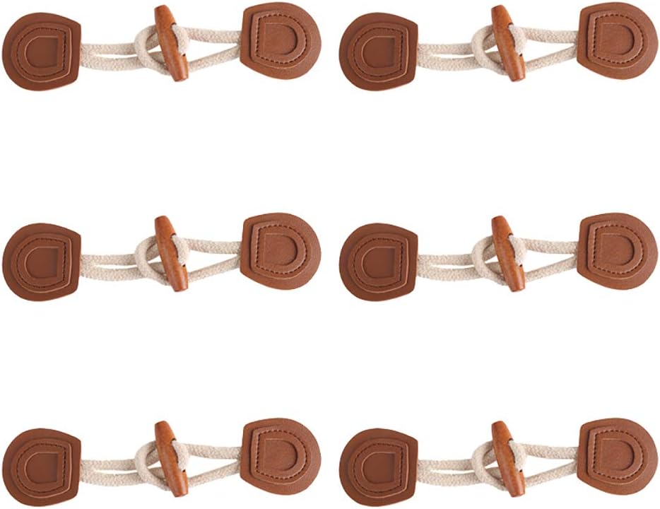 Amazon.com: ccHuDE 6 Sets Sew-On Toggle Closure with Wooden Horn Button ...